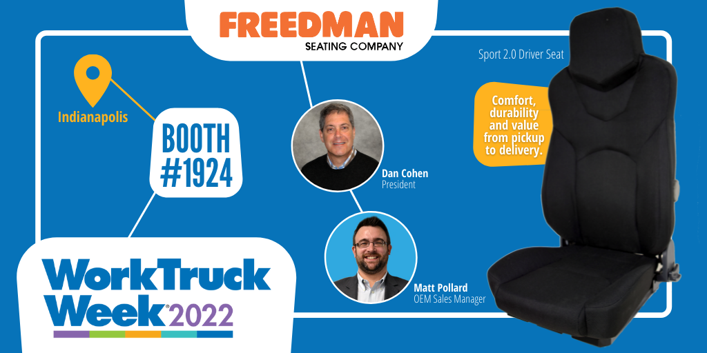 Freedman Seating To Showcase Driver and Truck Products at WorkTruck ...