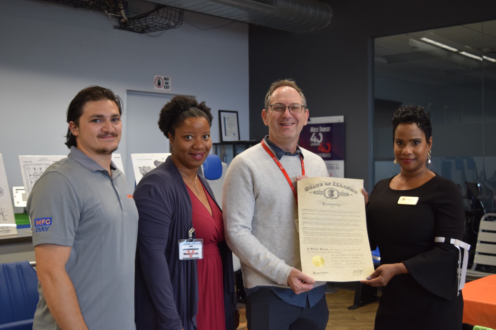 Team Freedman Presented With Manufacturing Month Proclamation ...
